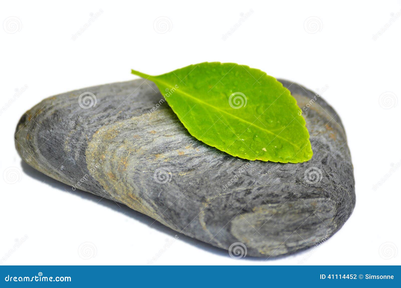 Green leaf Stone stock photo. Image of pyramid, backgrounds - 41114452