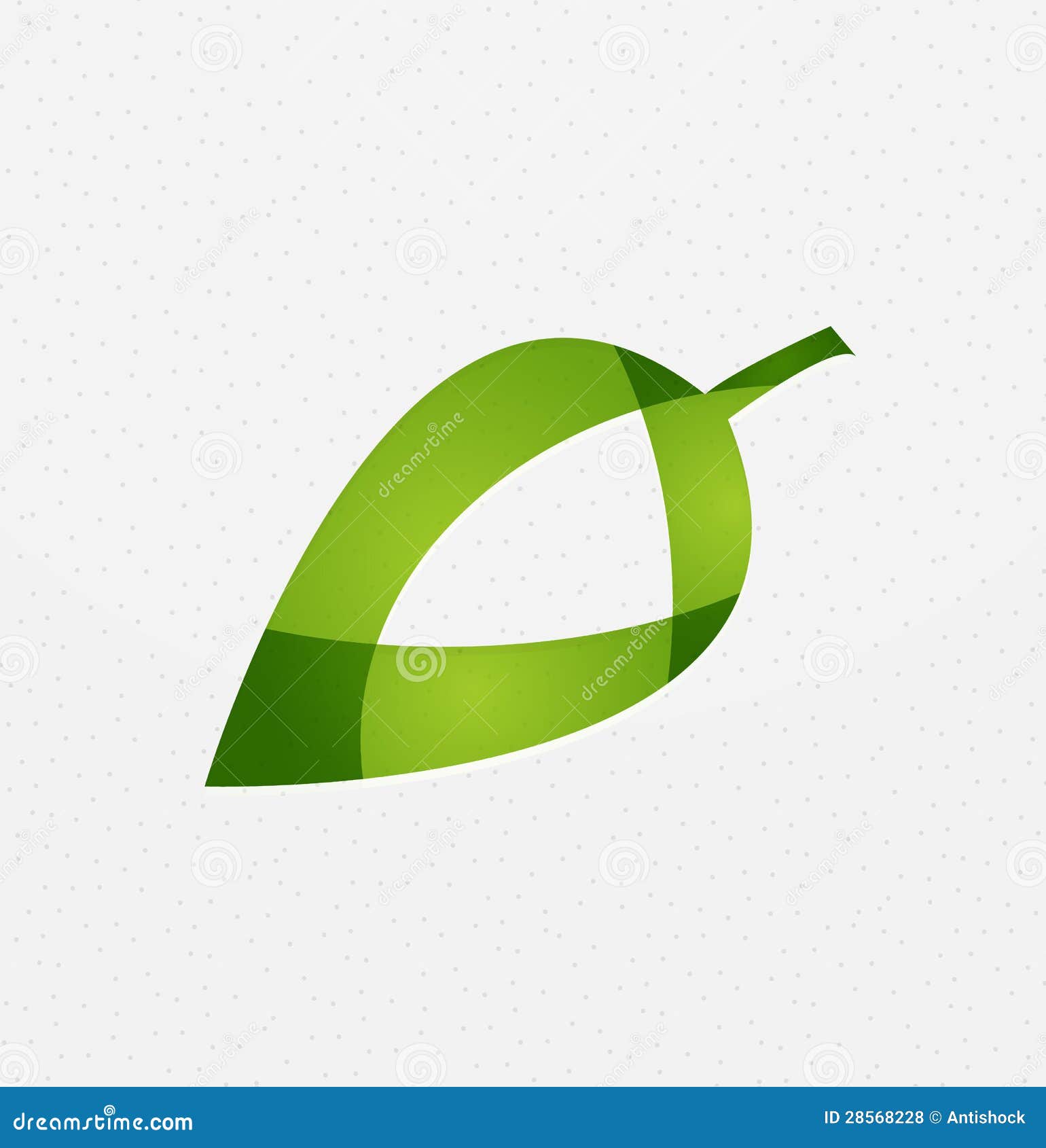 Green leaf vector concept stock vector. Illustration of icon - 28568228
