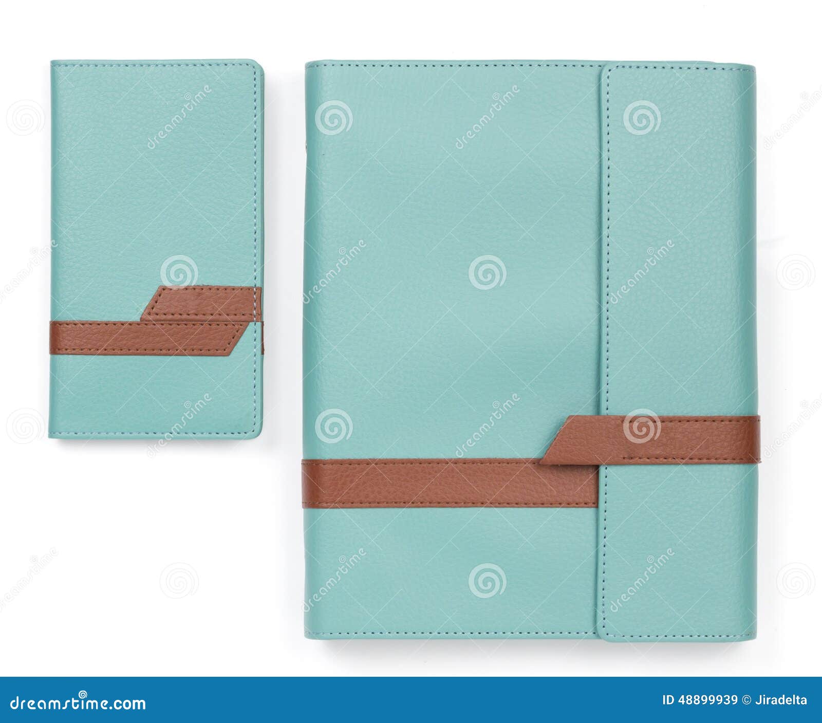 Green leather notebook stock image. Image of personal - 48899939