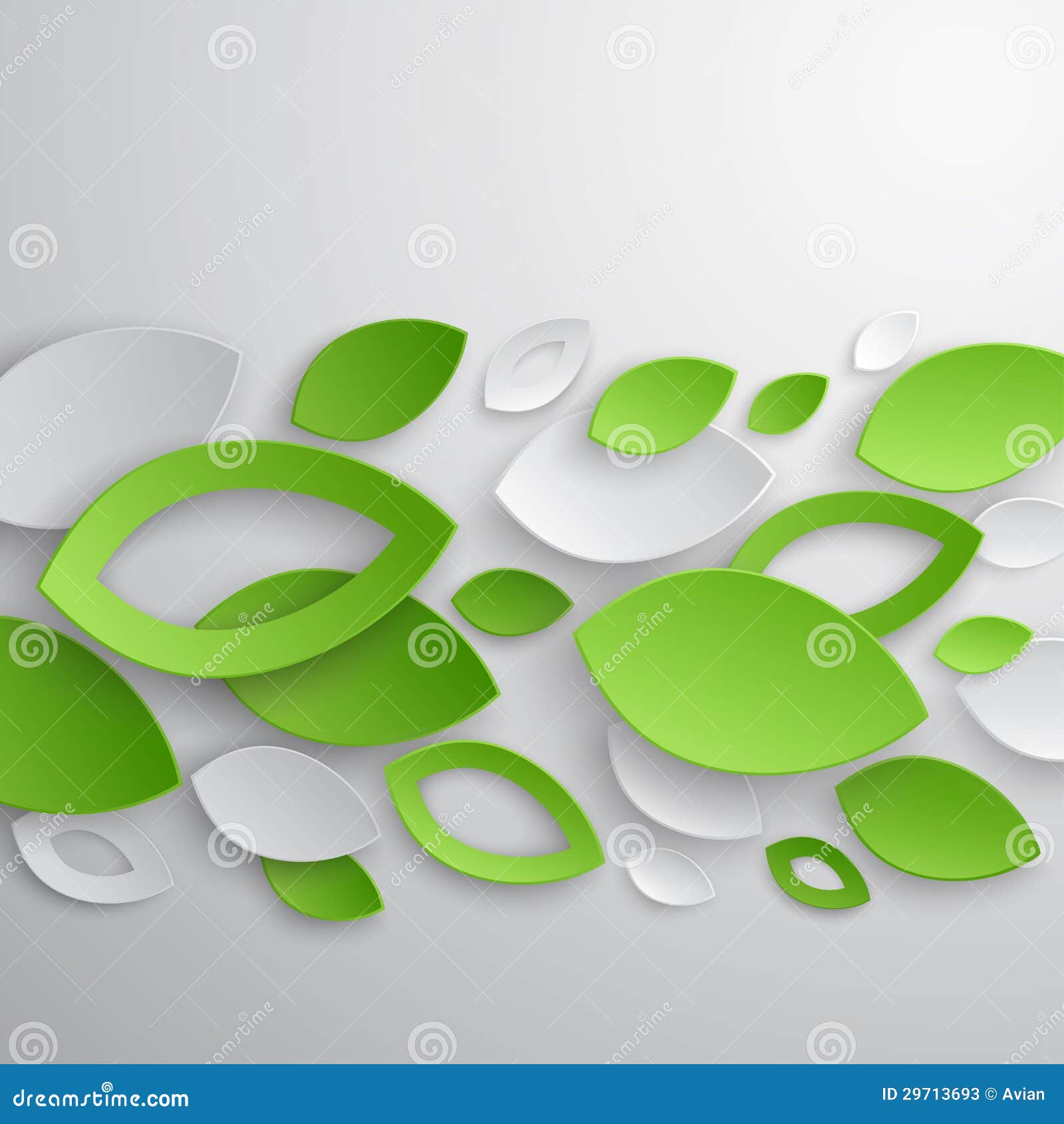 Green Leaves Abstract Background. Stock Vector - Illustration of green ...