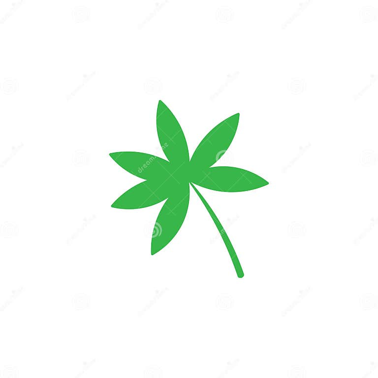 Green Leaves, Cassava Leaf Logo Design Stock Vector - Illustration of ...