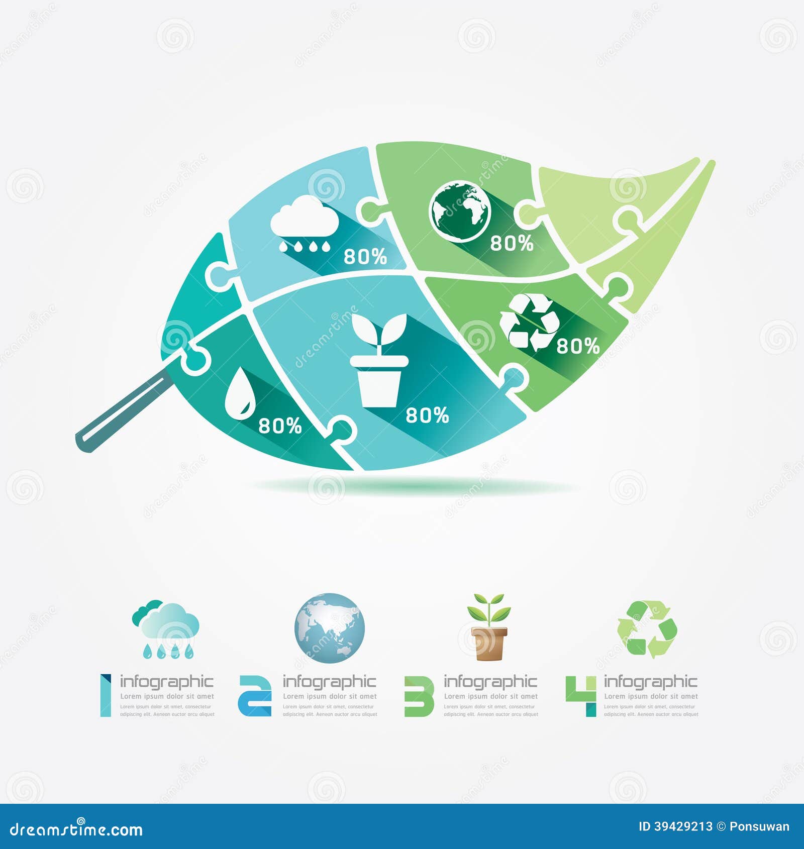 Ecology Infographic. Recycle, Reduce, Reuse Vector Illustration ...