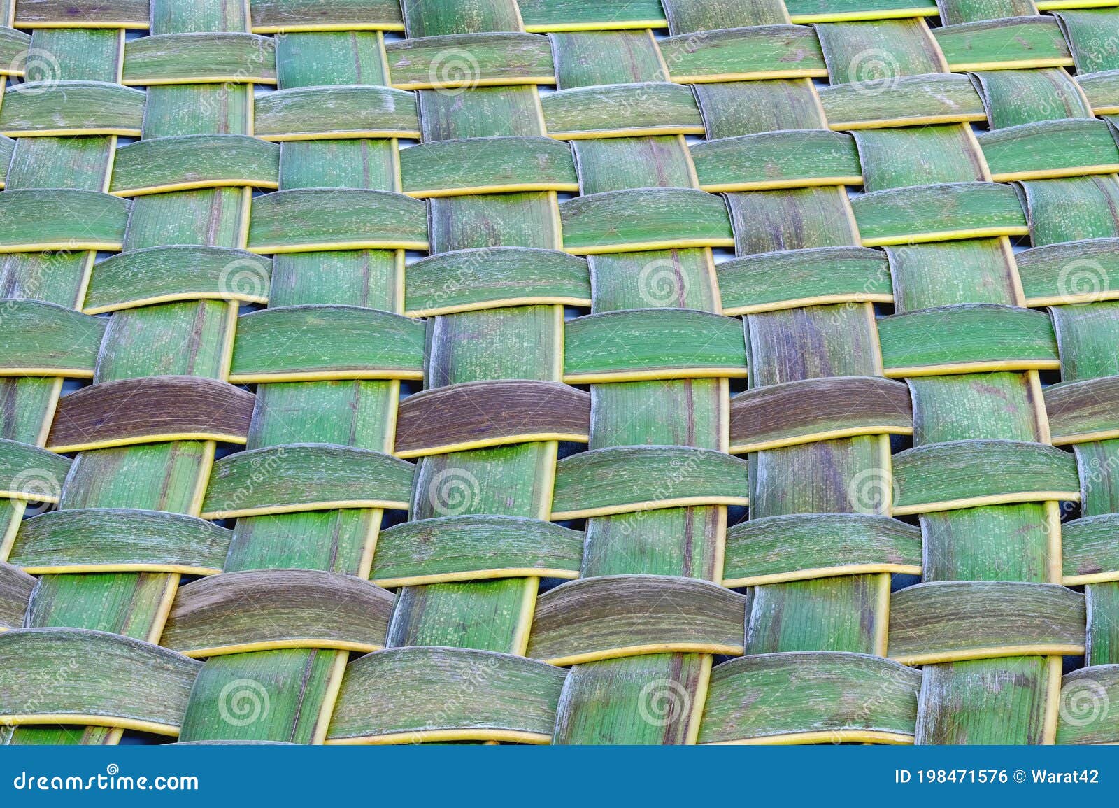 Weaving Coconut Leaves Texture Royalty-Free Stock Photo | CartoonDealer ...