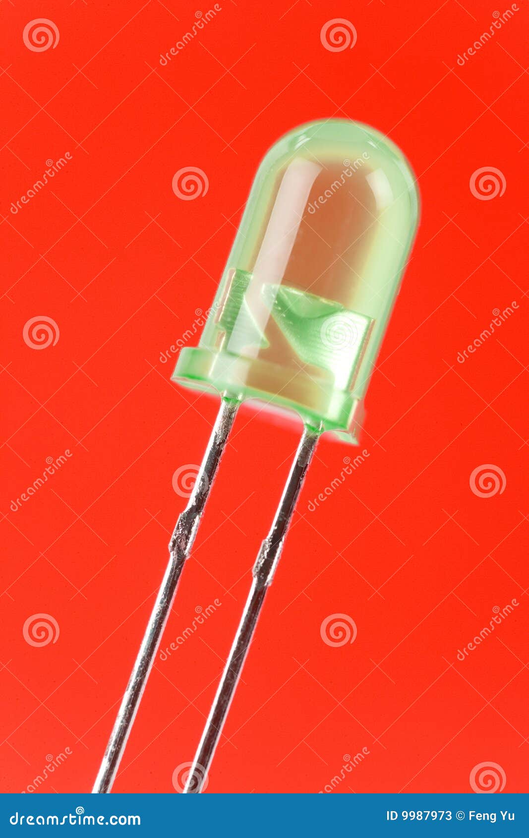 Green LED stock image. Image of light, emitting, electrical - 9987973