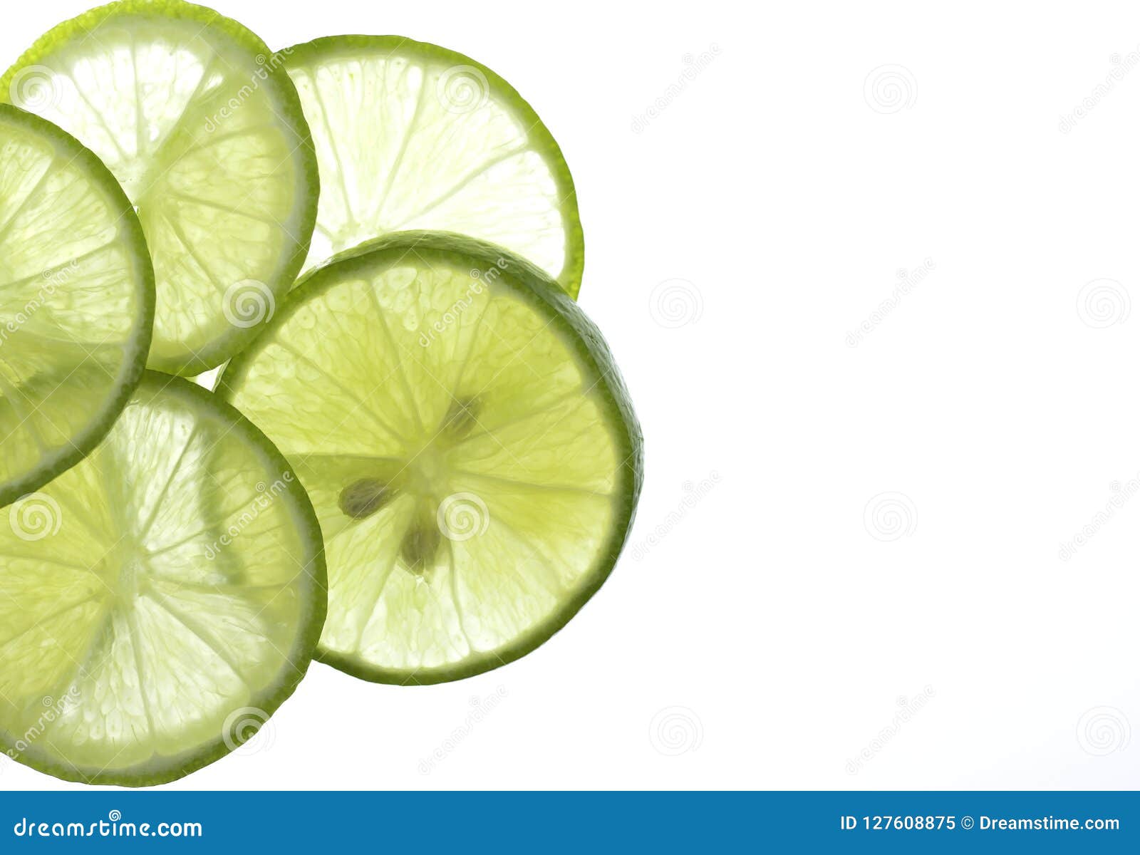 Green Lemon Slices Thin Pattern Light Stock Image - Image of lemons ...