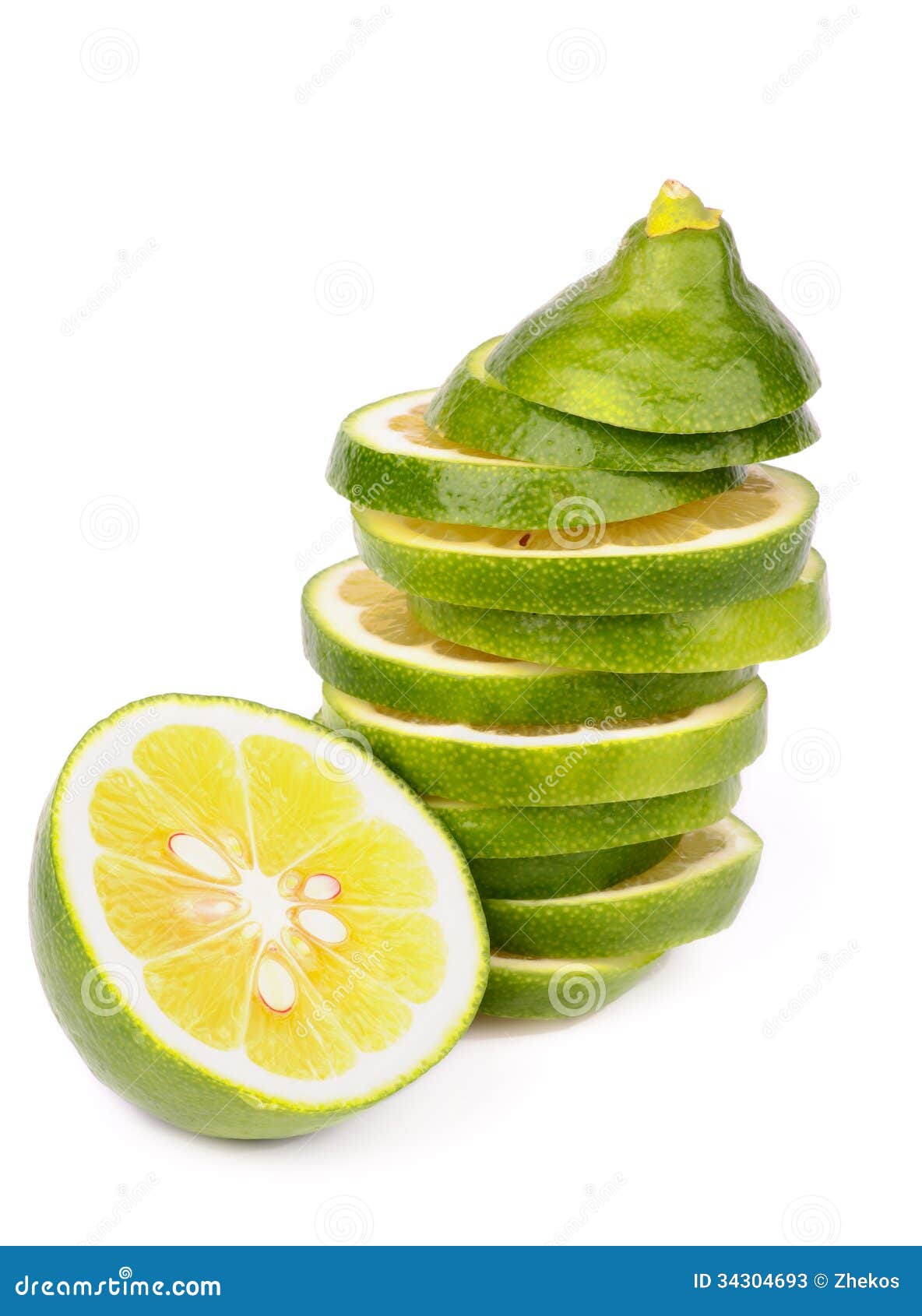 Green Lemons stock image. Image of closeup, drink, organic - 34304693