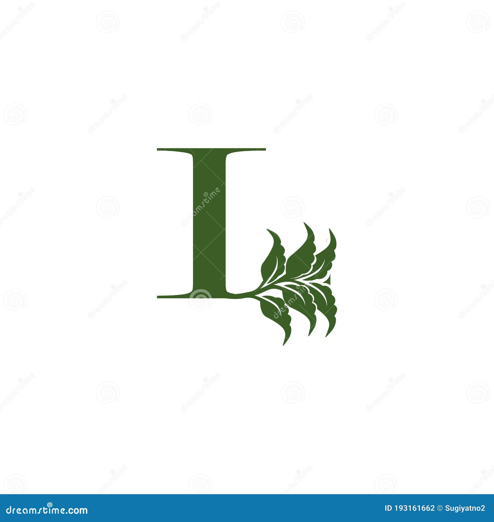 Green Letter L Logo with Leaf Element, Vector Design Ecology Concept ...