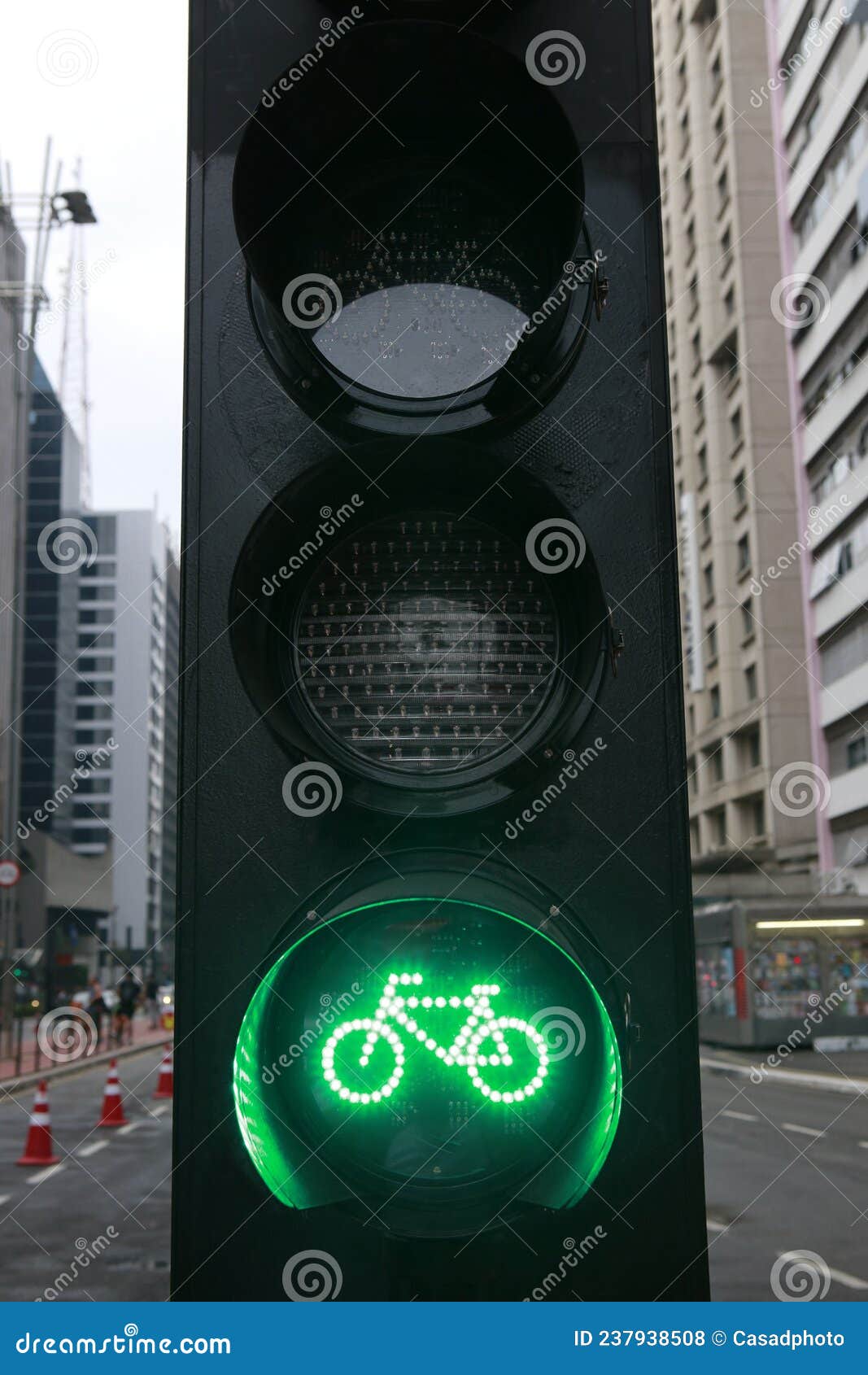 Green light for bicycle stock photo. Image of bicycle - 237938508