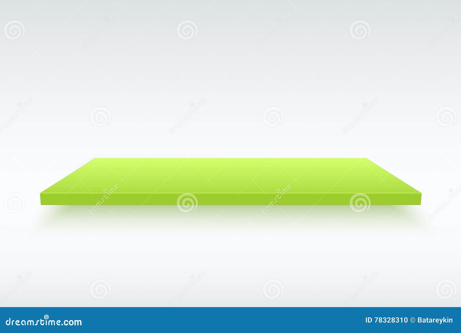 Green light box platform stock vector. Illustration of platform - 78328310