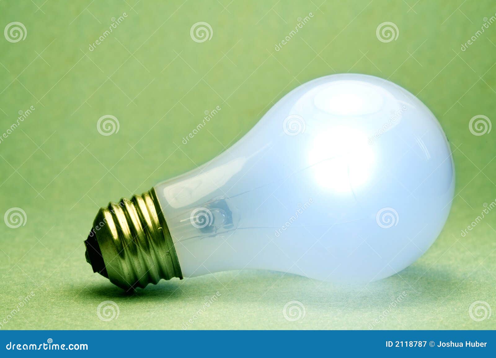 Green Light Bulb side stock image. Image of think, imagination - 2118787