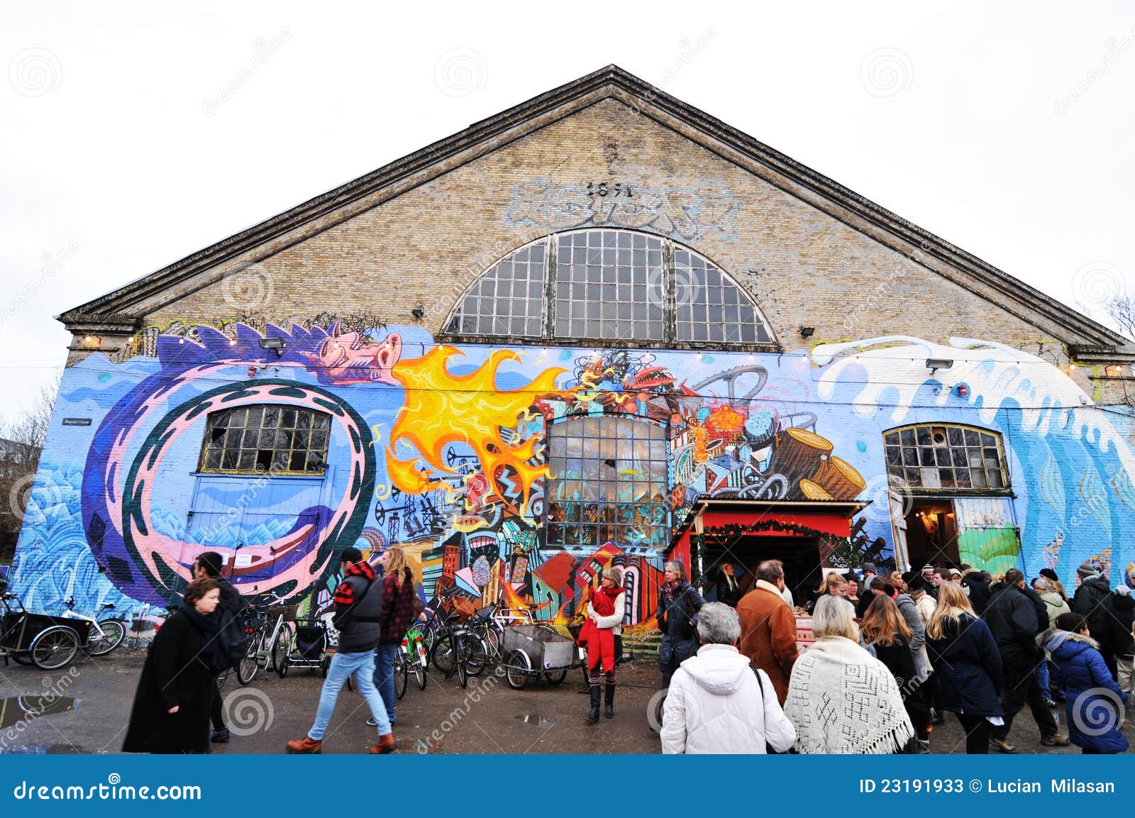 Green Light District, Copenhagen Editorial Stock Photo - Image of home ...