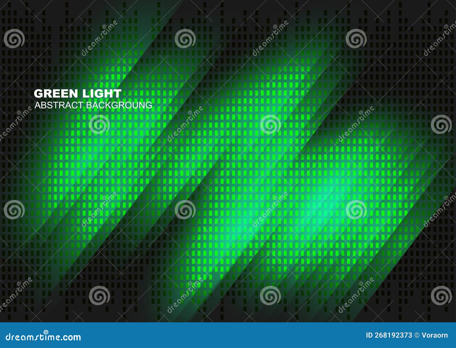 Green Light Ray and Grid Background Stock Vector - Illustration of ...