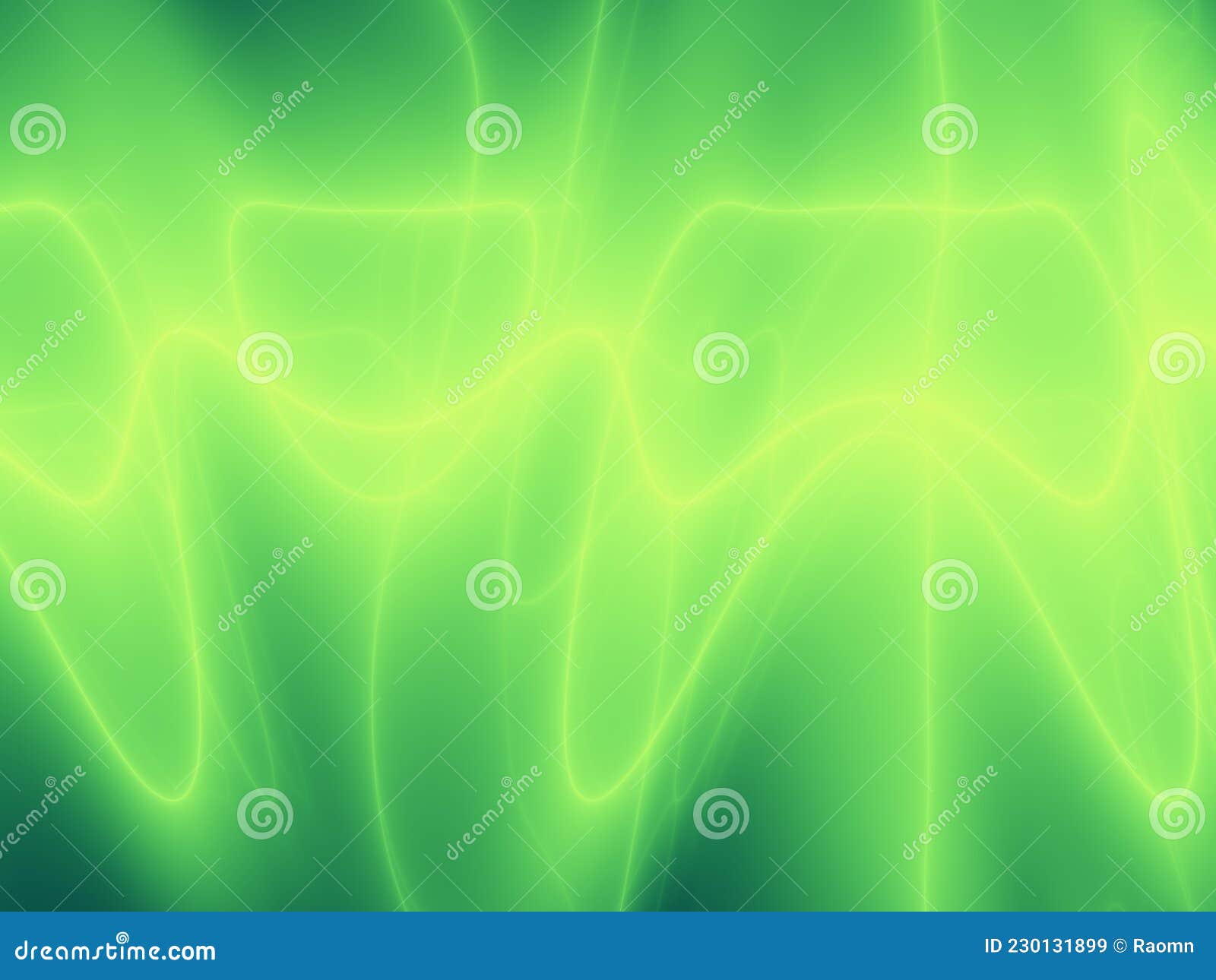 Green Light Shine Plasma Fantasy Illustration Backdrop Stock ...