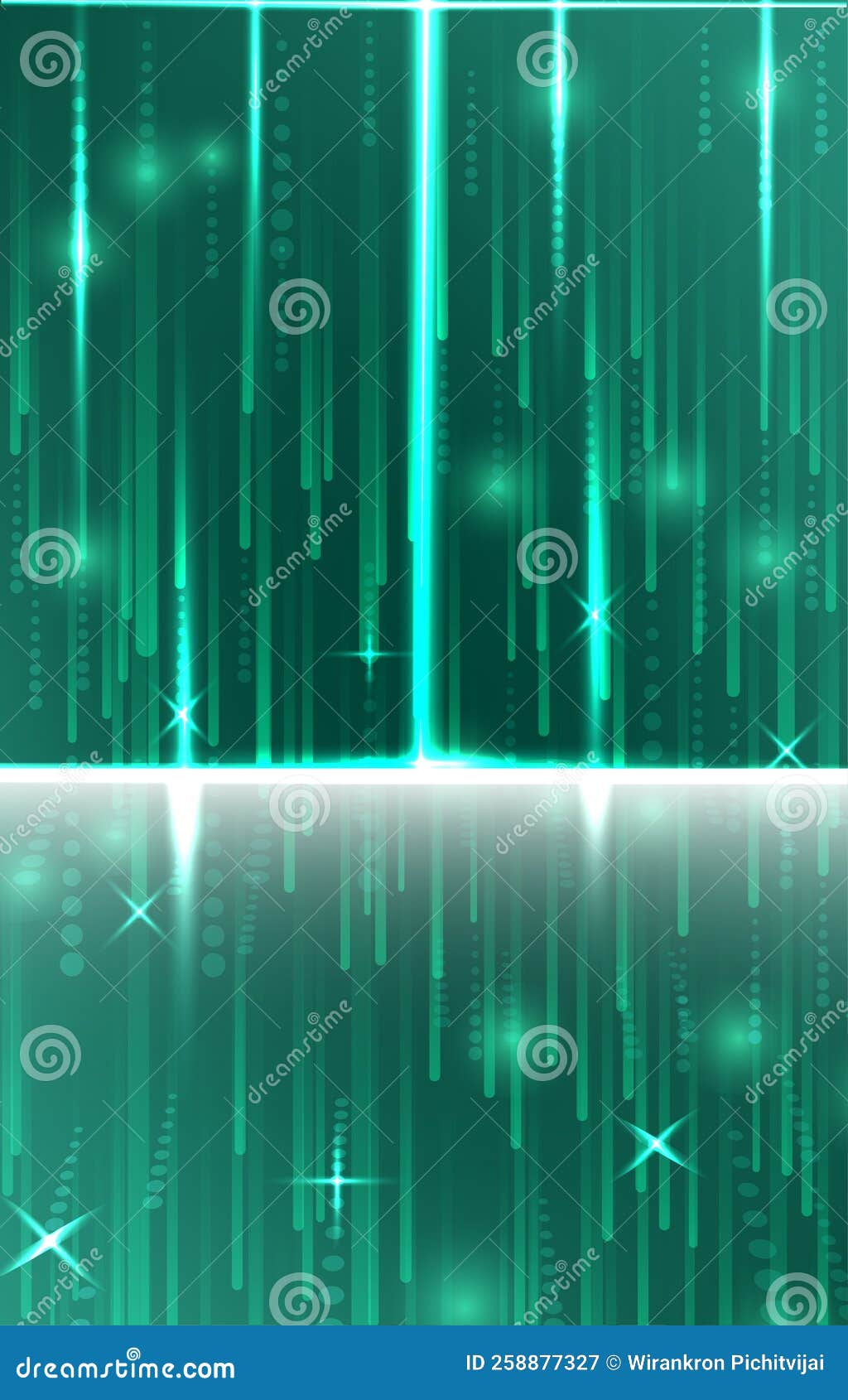 Green Light Transform Effect Abstract Design Stock Vector ...