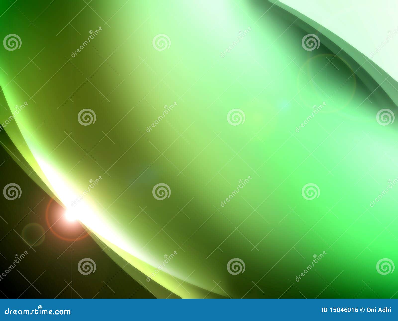 Green Lighting Effect Background Stock Illustration - Illustration of ...