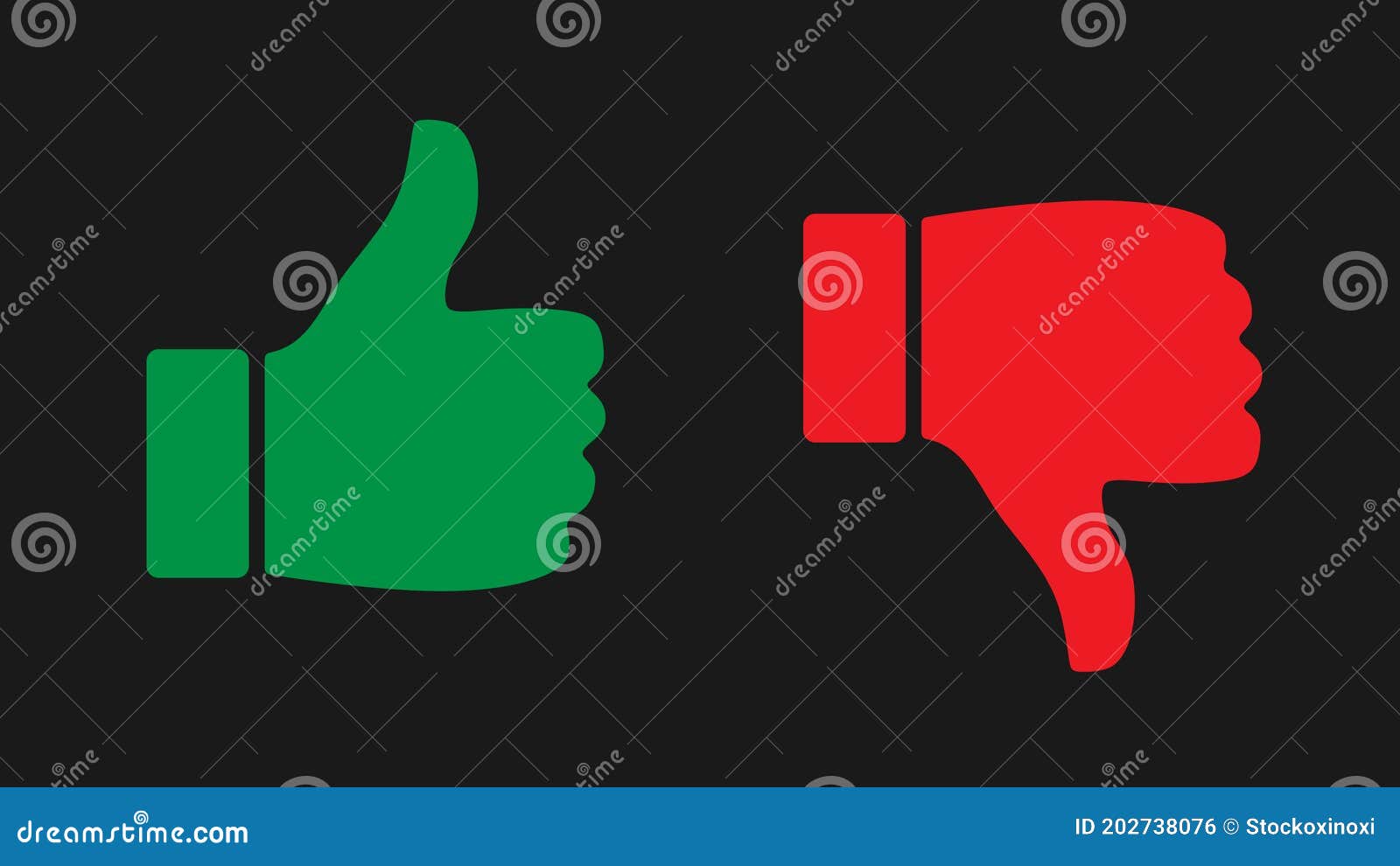 Green Like Button Flat Illustration On A Pink Background Cartoon Vector ...