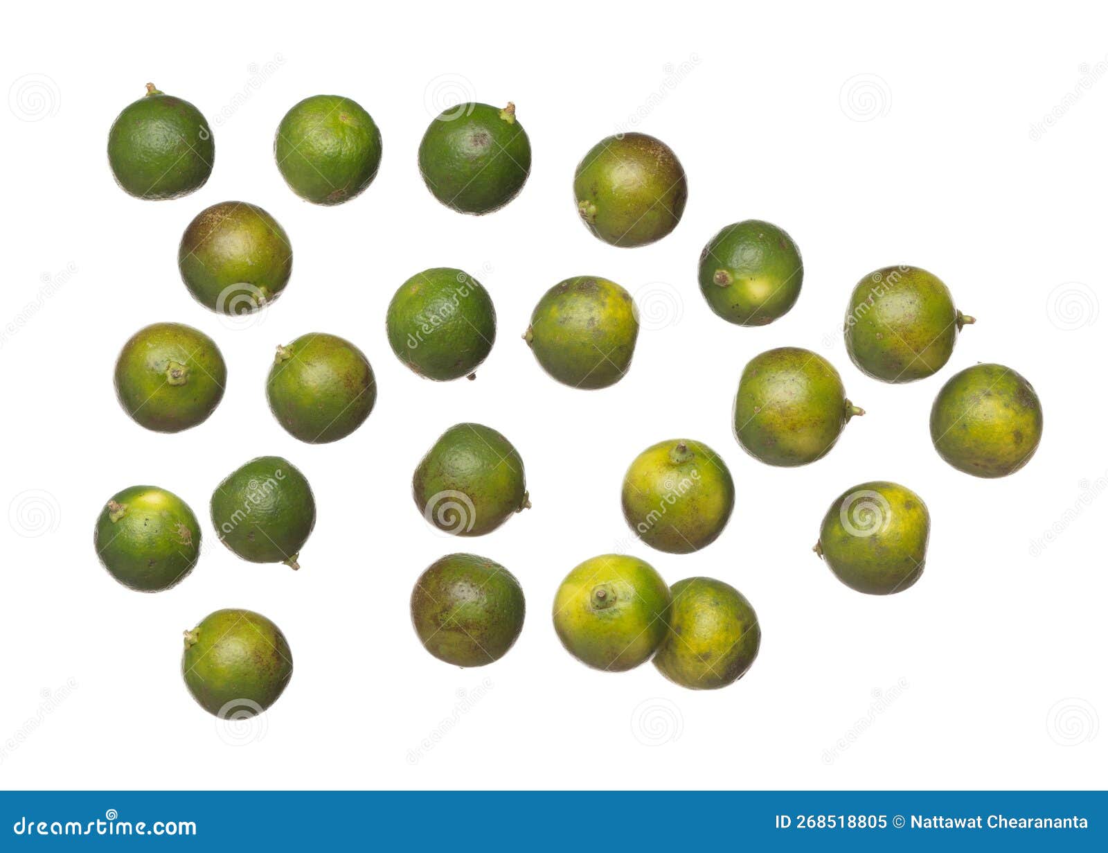 Green Lime Fly Explosion, Many Round Green Lime Fall Down Fruit. Group ...