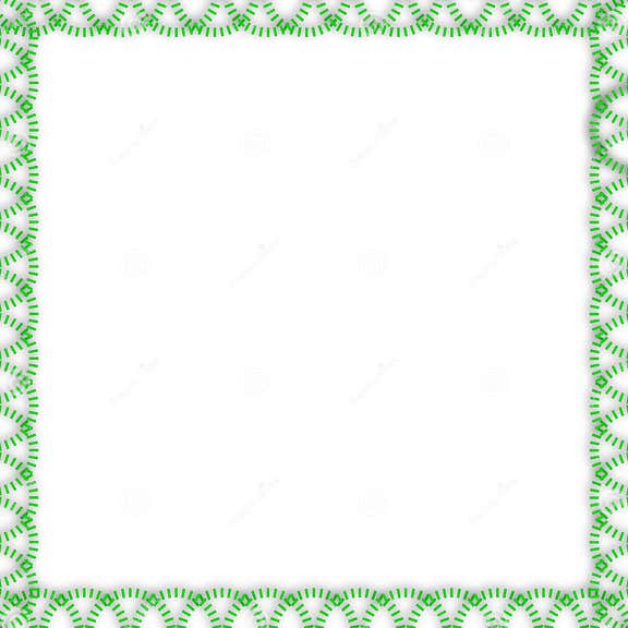 Green Lines Border Frame Design Vector Stock Vector - Illustration of ...
