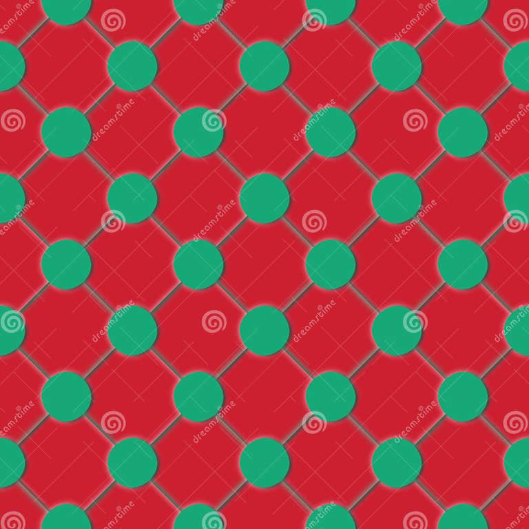 Red and Green Repeat Pattern Background Stock Illustration ...