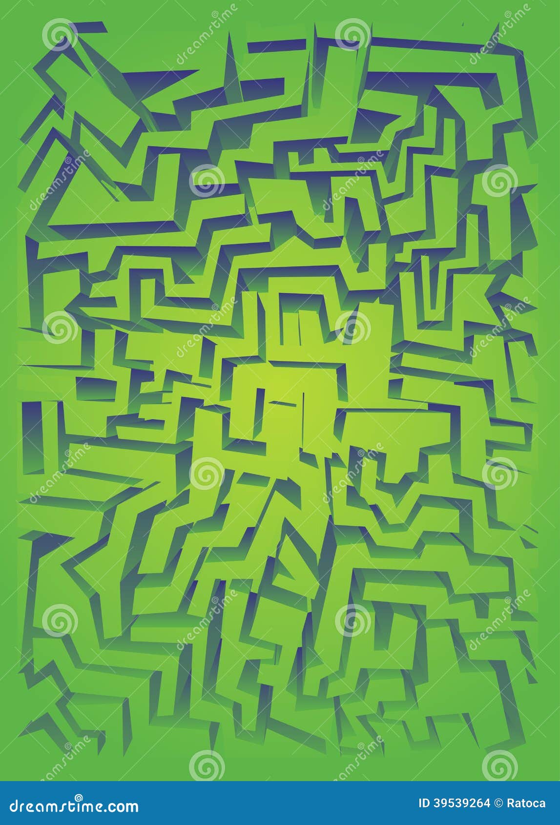 Green lines maze stock vector. Illustration of wallpaper - 39539264