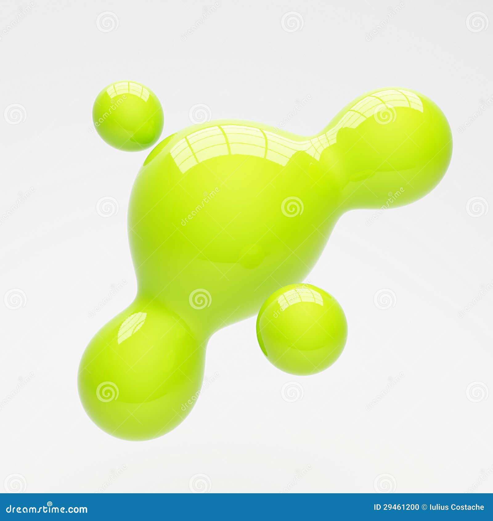 Green Liquid Boiling Potion With Transparent Bubbles (texture ...