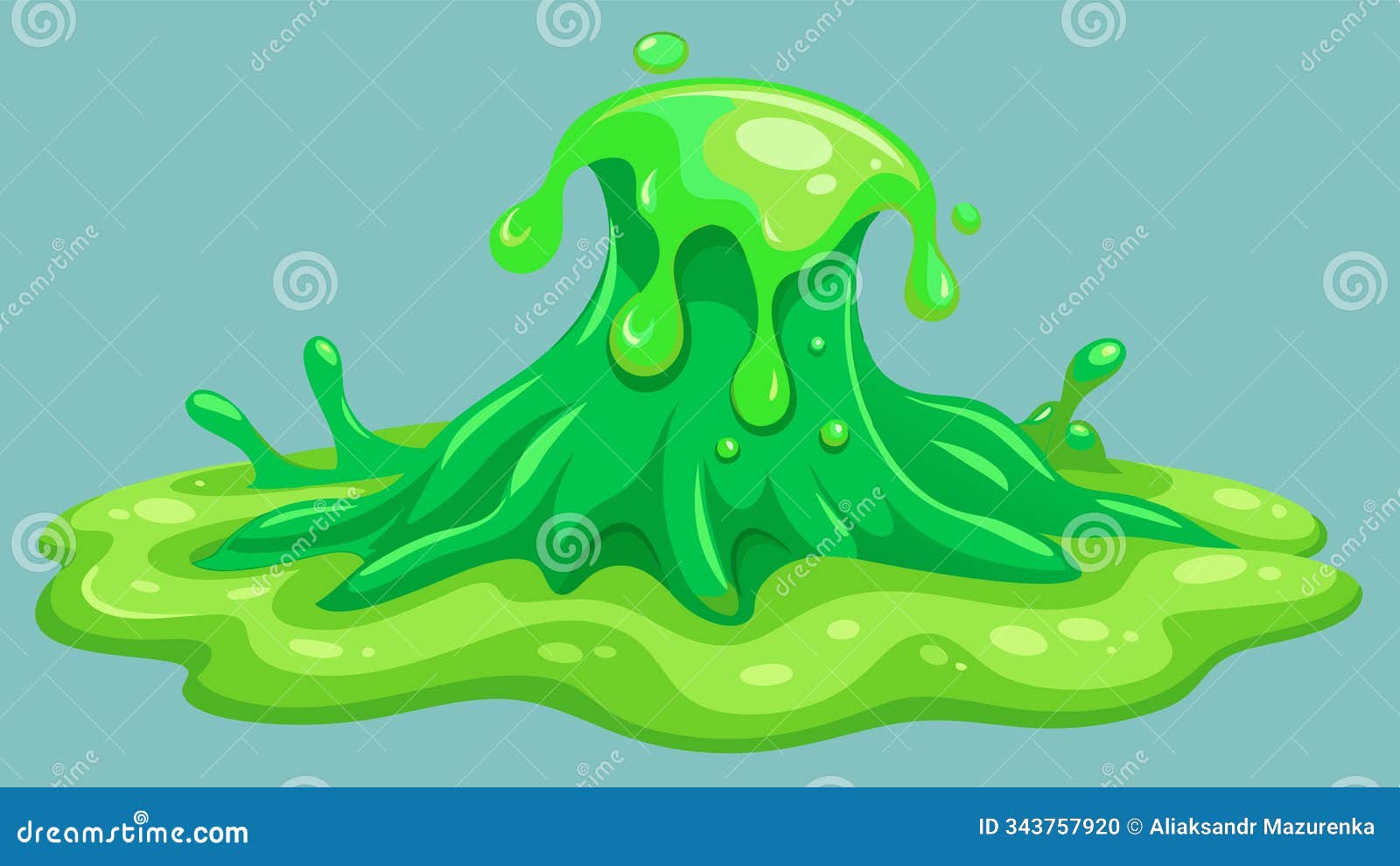 Liquid Slime, Green Poison Animation, Dripping Goo Royalty-Free Stock ...
