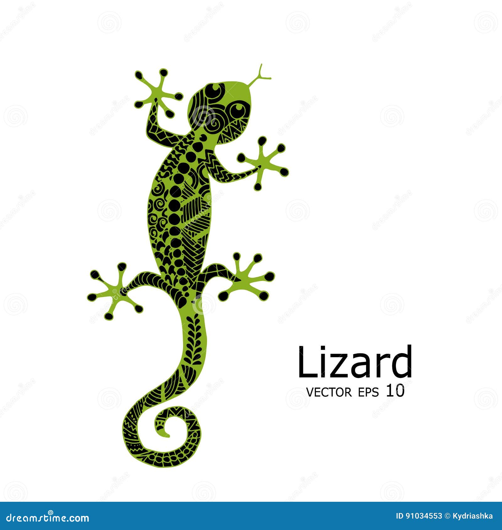 Lizard. Sketch. Graphic Drawing With A Pen. Ink. Isolated On White ...