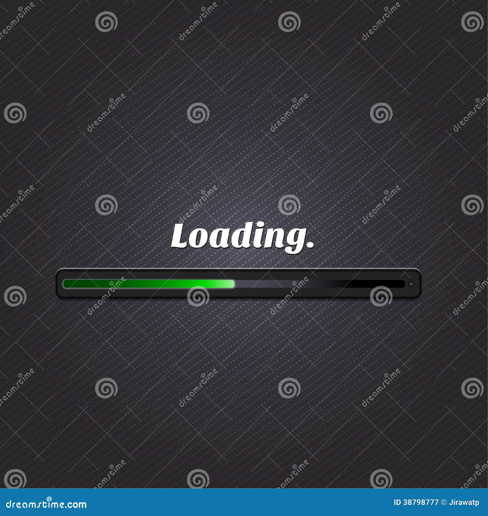 Green loading bar. Vector stock vector. Illustration of element - 38798777