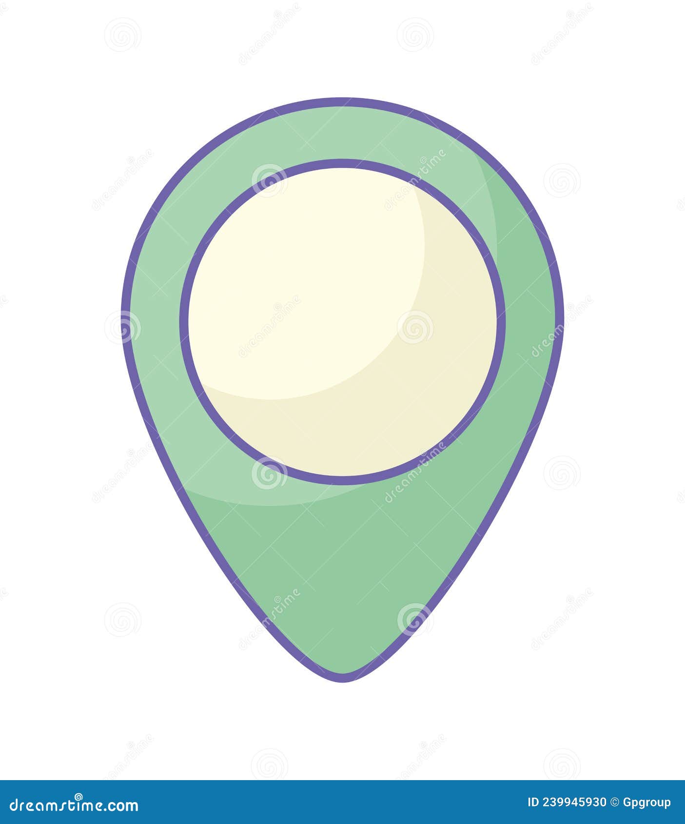 Green location mark stock vector. Illustration of technology - 239945930