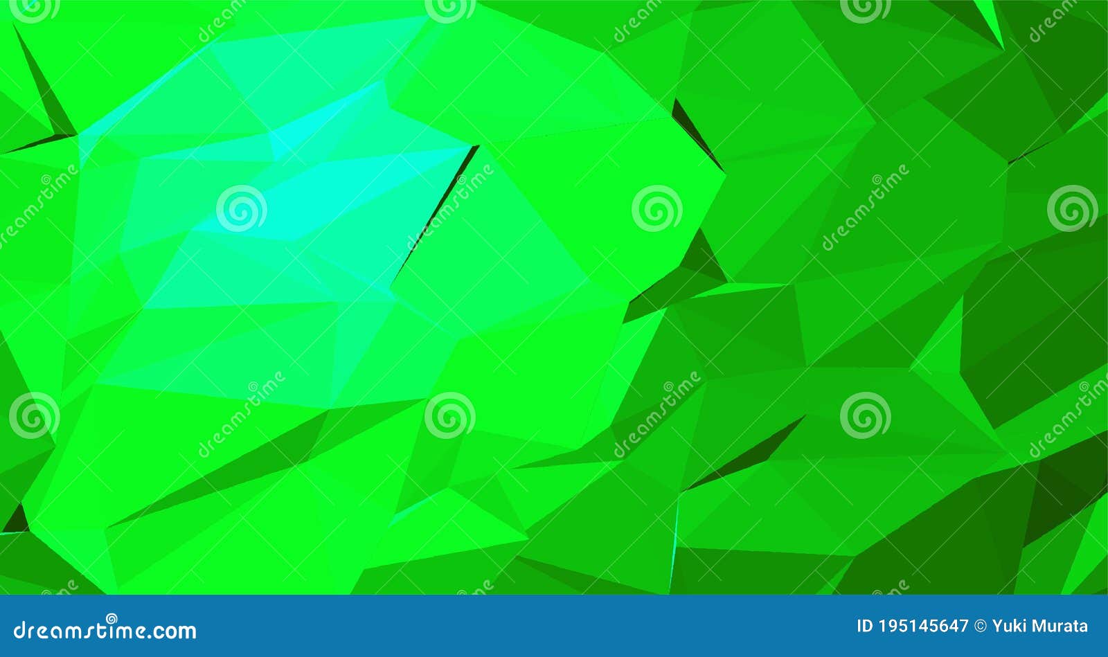 Green Low Polygon Gradient Background Stock Vector - Illustration of ...