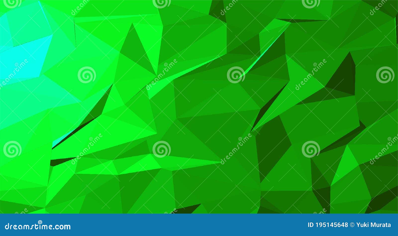 Green Low Polygon Gradient Background Stock Vector - Illustration of ...