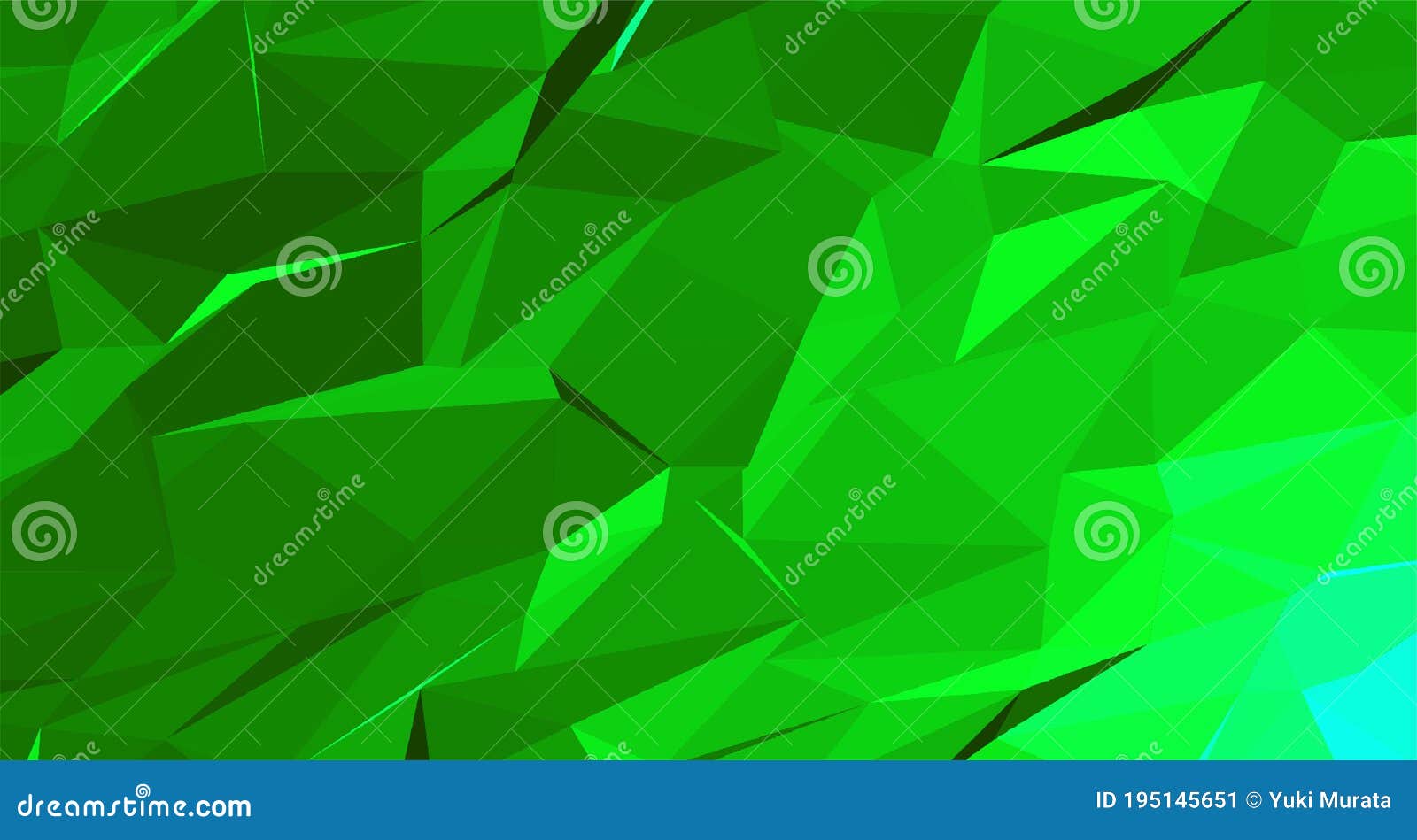 Green Low Polygon Gradient Background Stock Vector - Illustration of ...