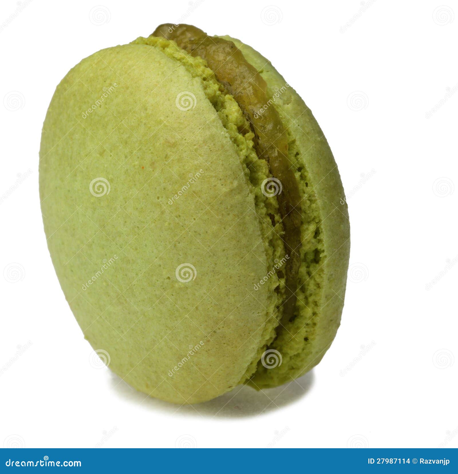 Green Macaron stock photo. Image of macaron, confectionery - 27987114