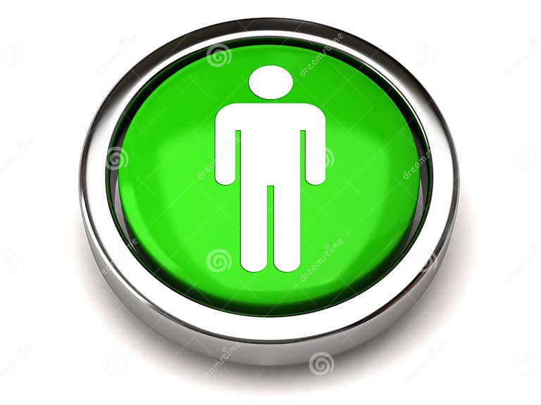 Green male icon stock illustration. Illustration of green - 20377323