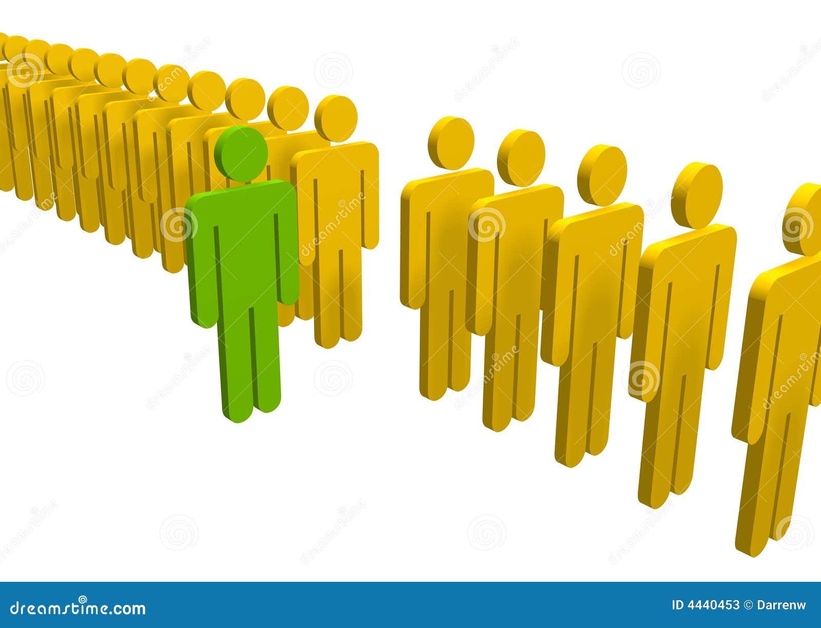 The green man stock illustration. Illustration of single - 4440453