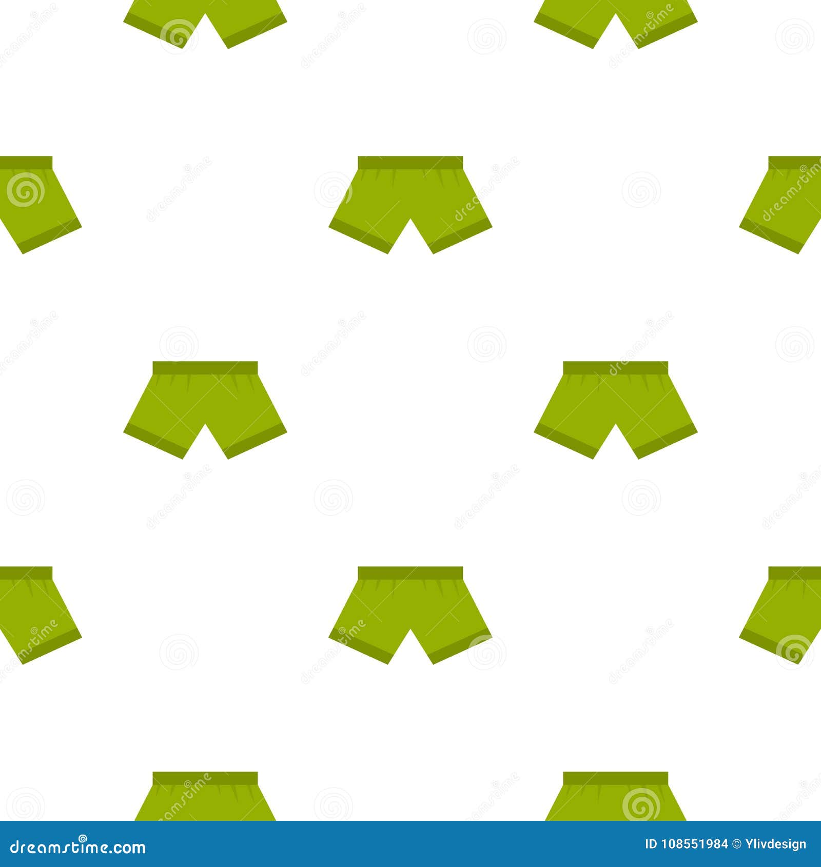 Green Man Boxer Briefs Pattern Seamless Stock Vector - Illustration of ...