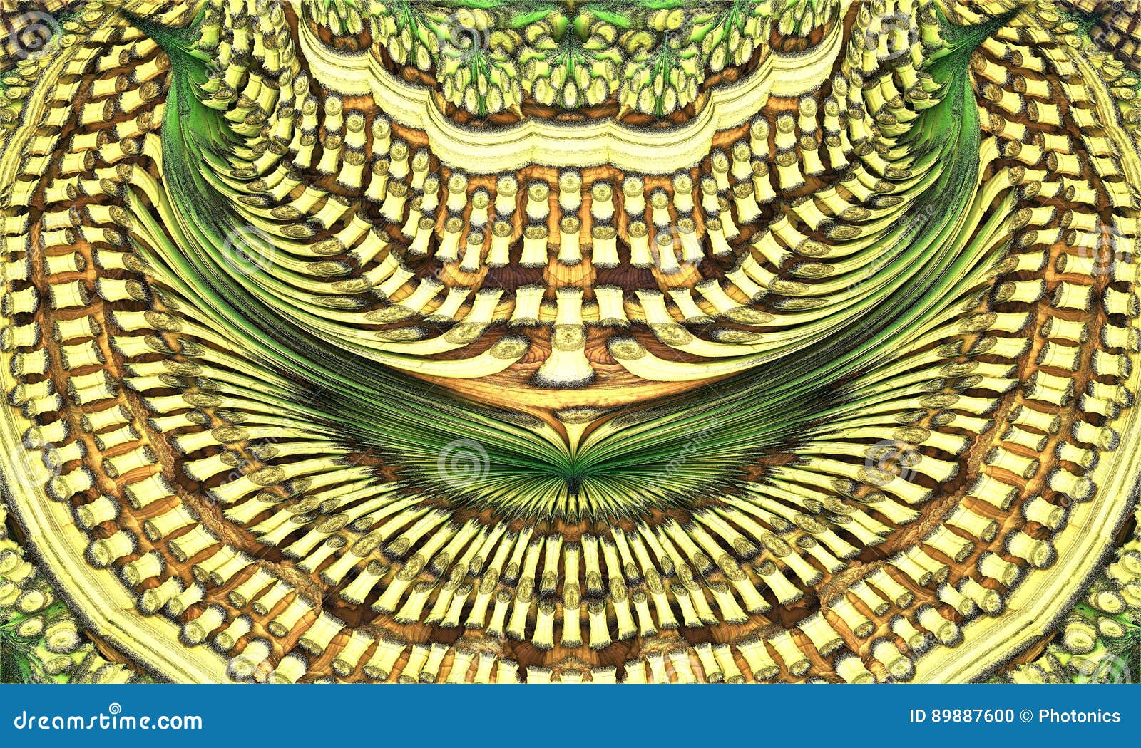 Green Man stock illustration. Illustration of fractals - 89887600