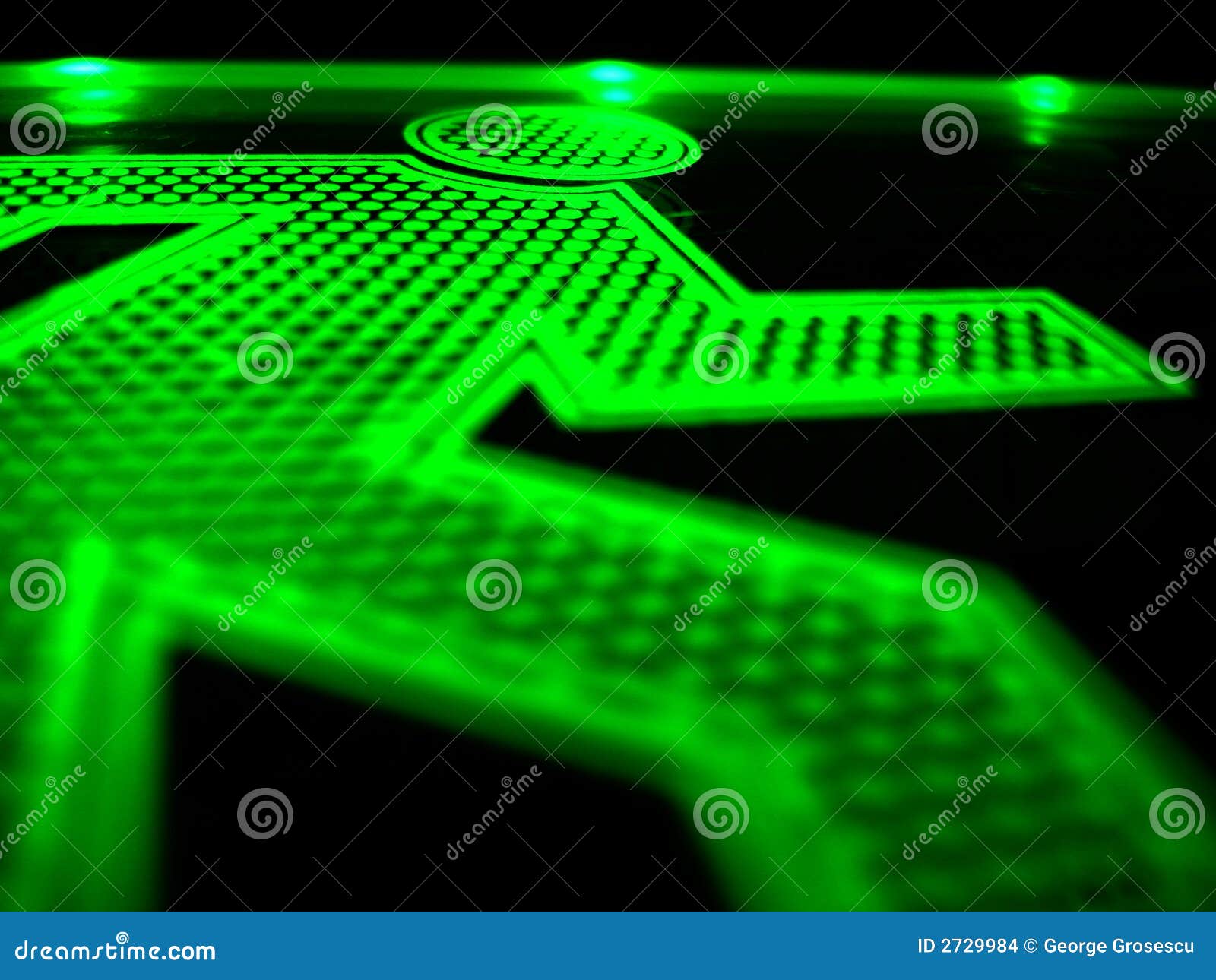 Green man running 2 stock photo. Image of life, horizontal - 2729984