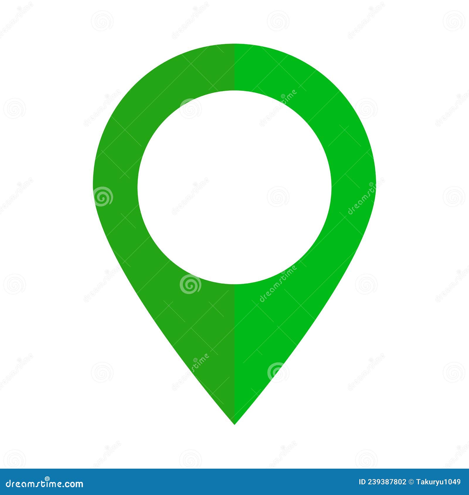 Green Map Pin Icon. Vector. Stock Vector - Illustration of marker ...