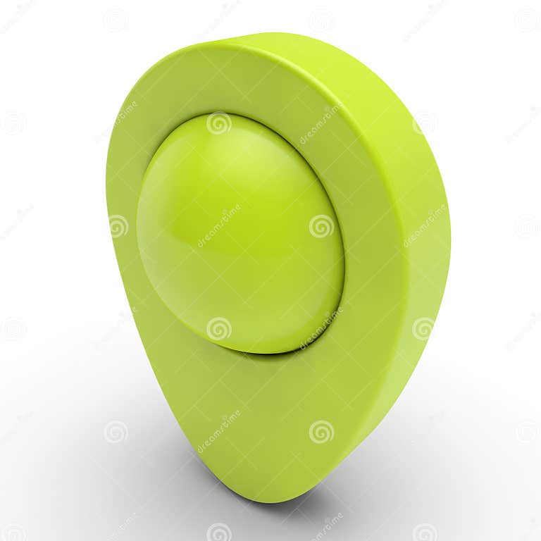 Green map pointer stock illustration. Illustration of isolated - 56635231