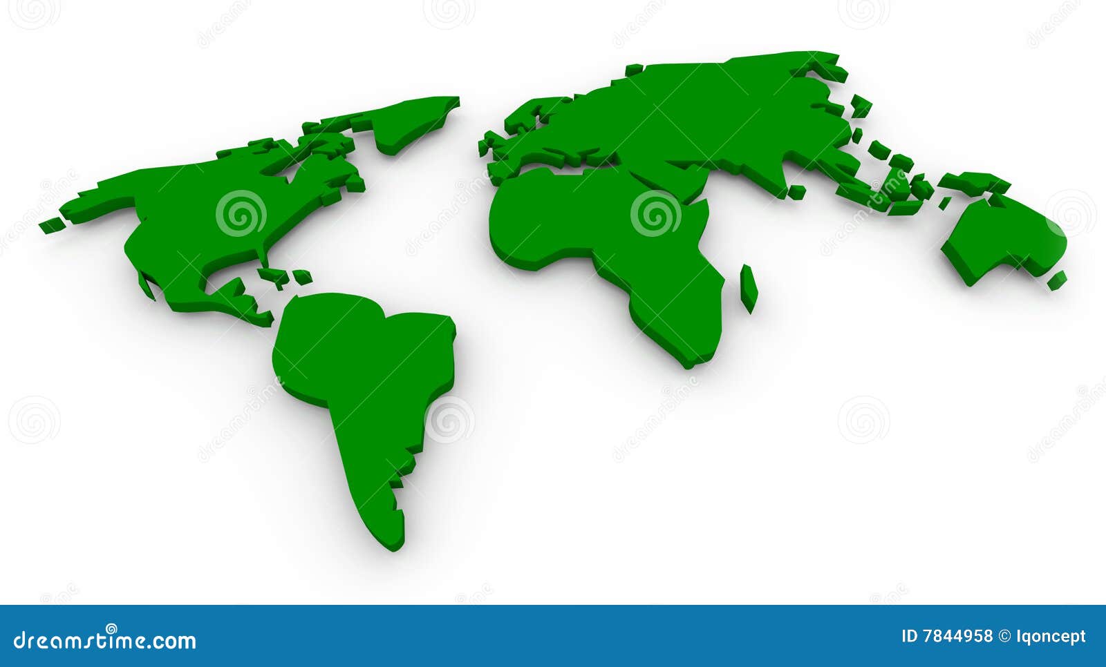 Green Map of the World stock illustration. Illustration of digital ...
