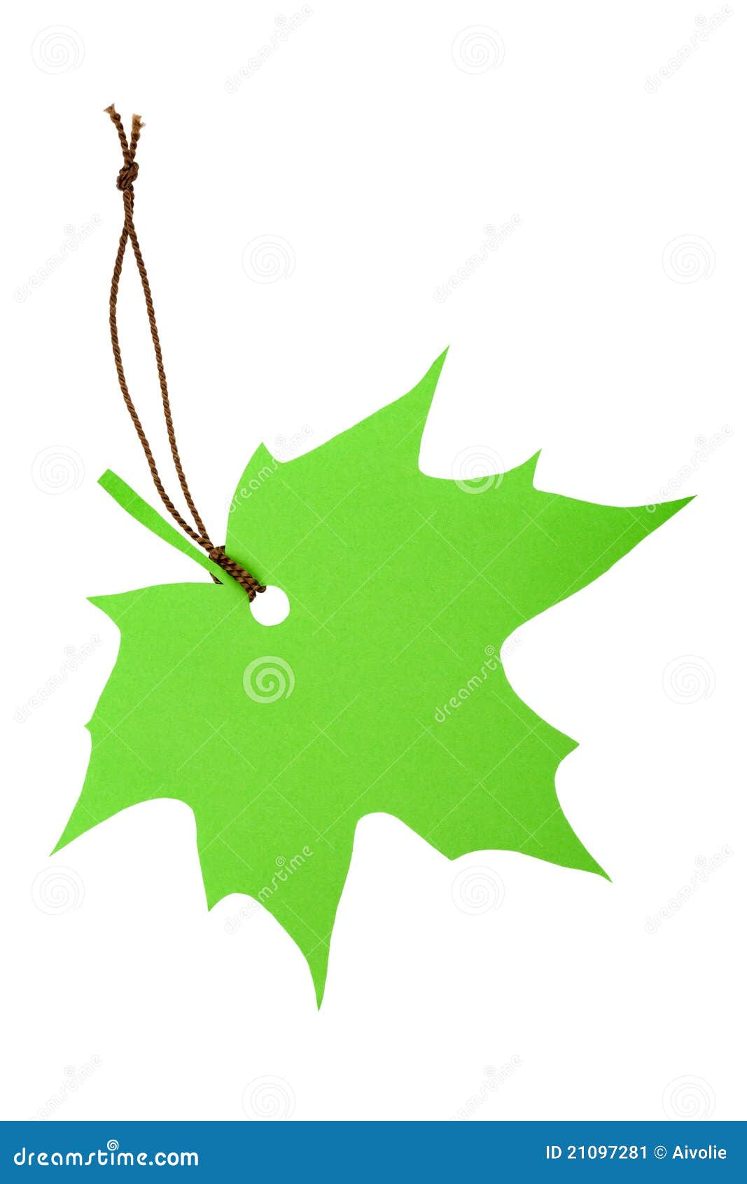 Green maple leaf tag stock image. Image of recycled, package - 21097281