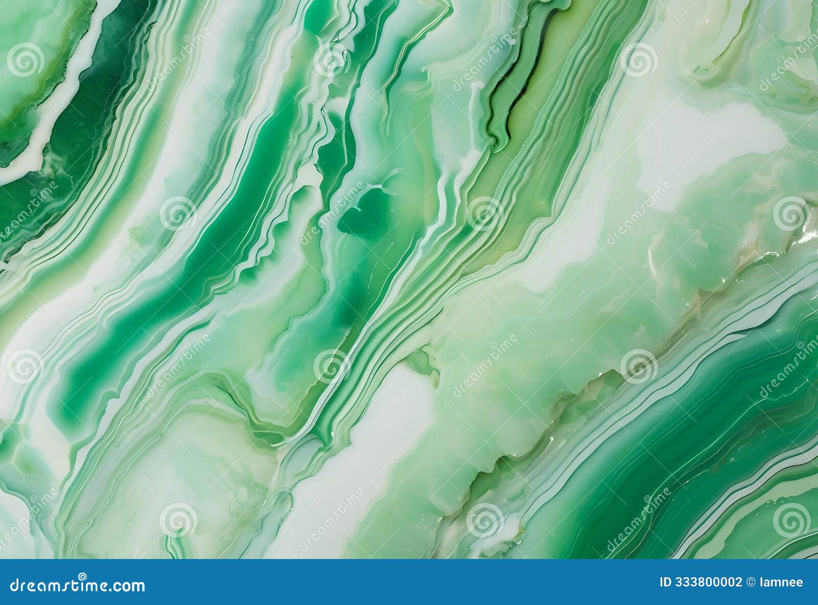 Green Marble Floor with Custom Patterns.AI Generated Stock Illustration ...