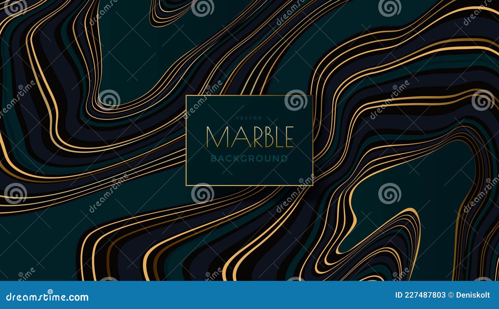 Green Marble with Golden Veins Vector Pattern Stock Vector ...