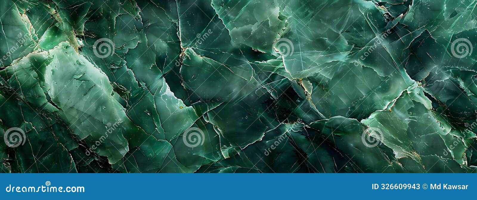 Seamless Green Marble Texture Pattern Stock Illustration - Illustration ...