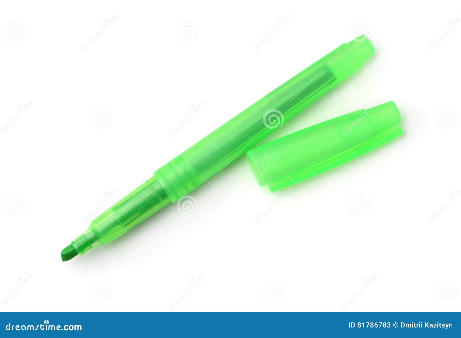 The green marker stock image. Image of incentive, form - 81786783