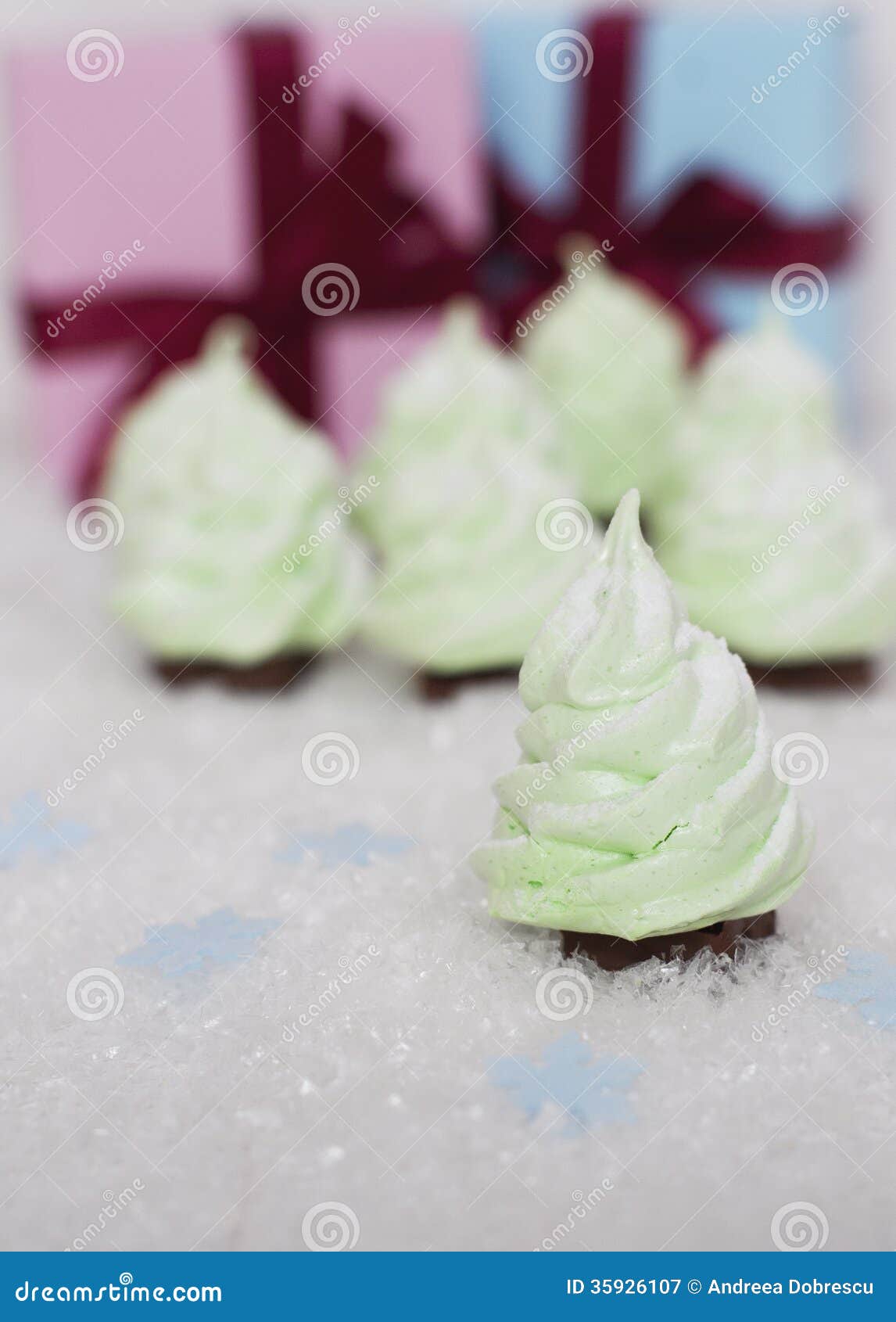 Green marshmallows stock image. Image of cacao, shaped - 35926107