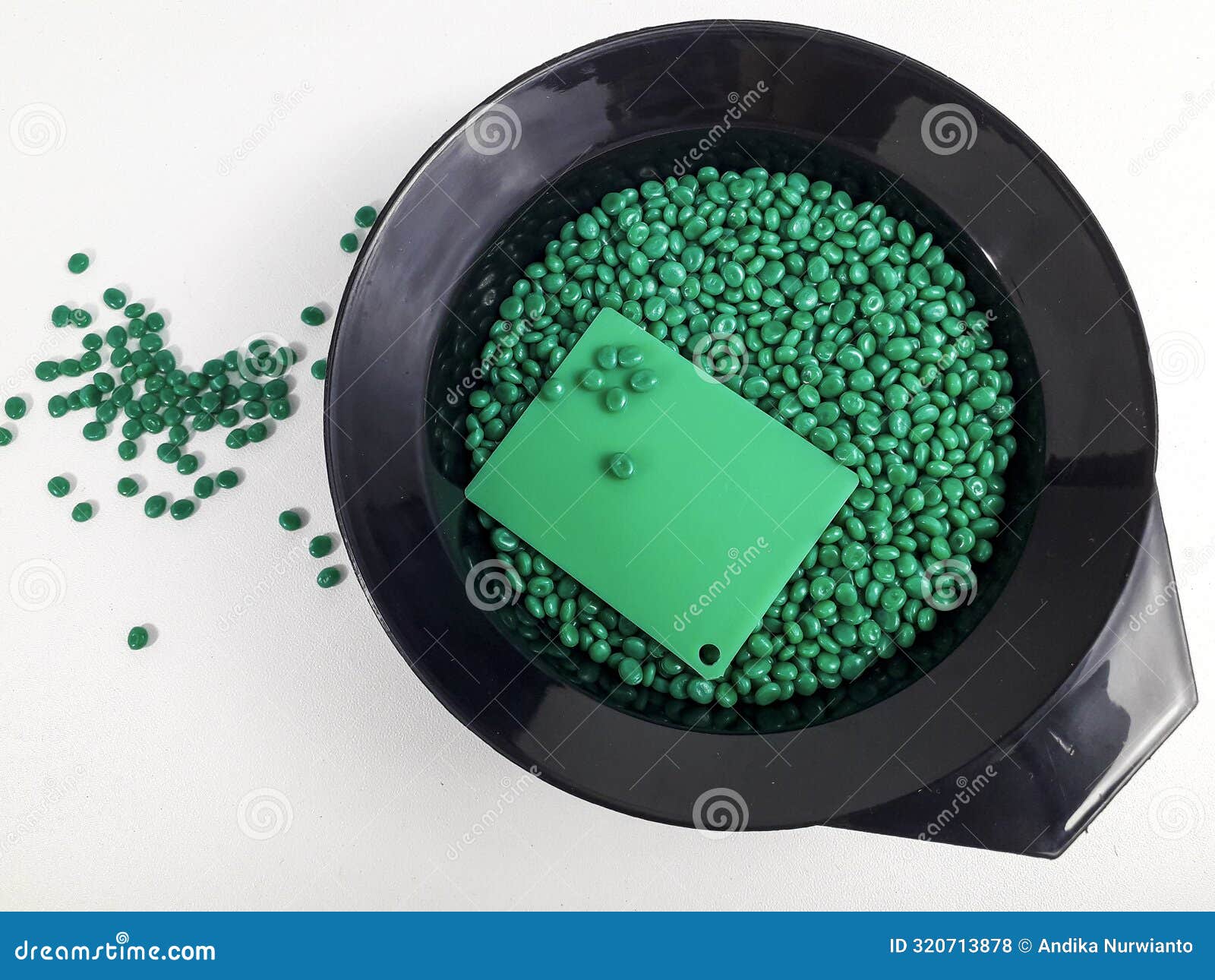 Green masterbatch granule stock photo. Image of aqua - 320713878