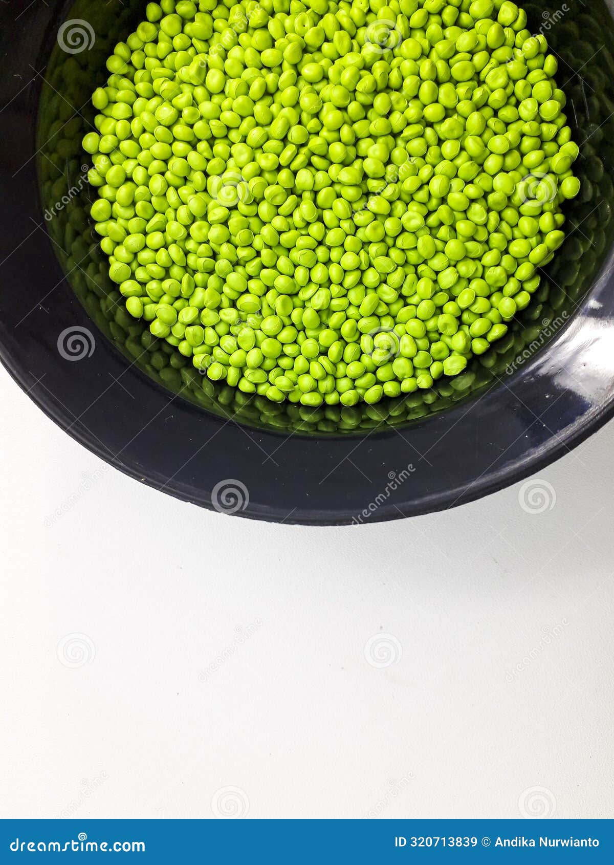 Green masterbatch granule stock image. Image of manufacture - 320713839