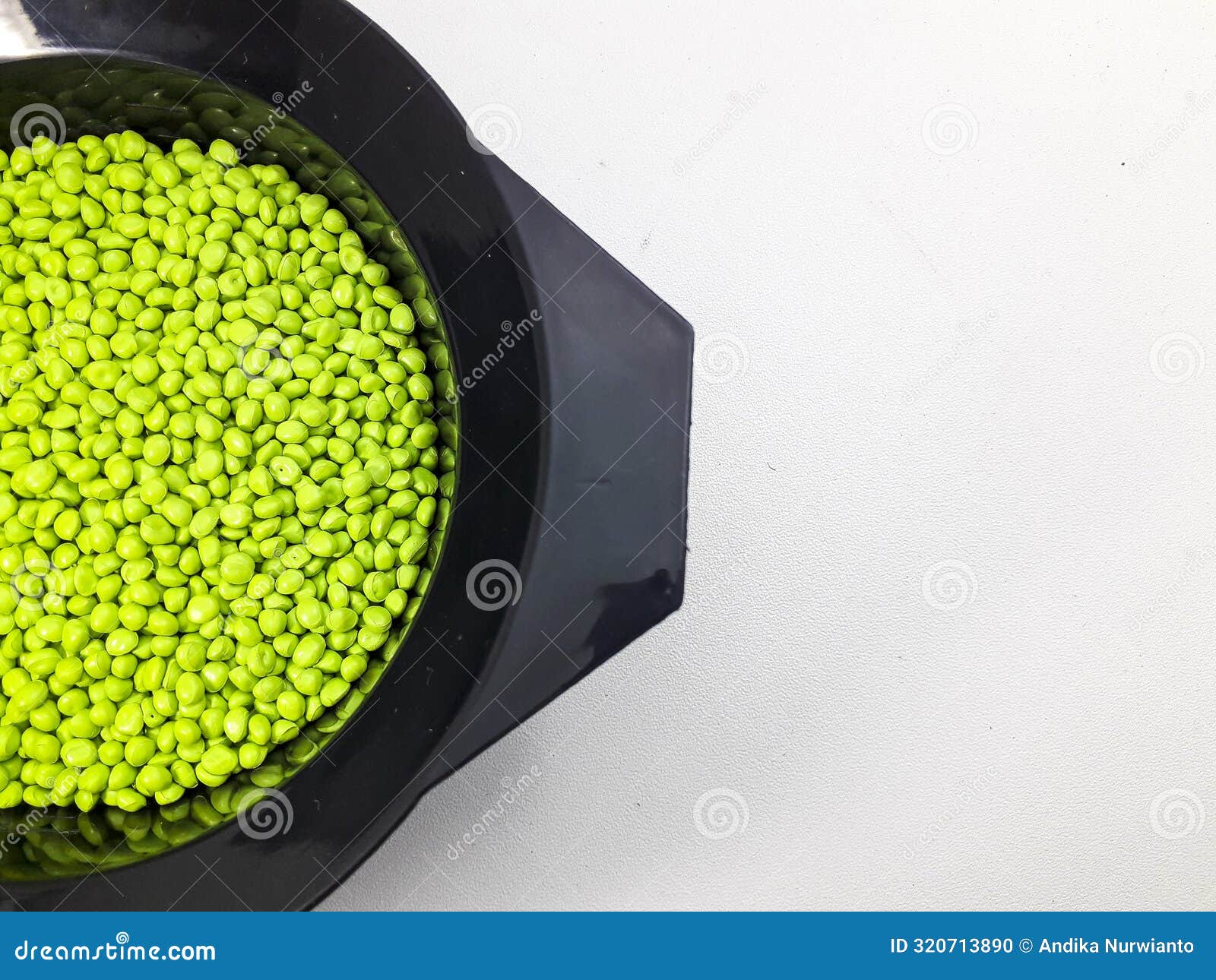 Green masterbatch granule stock photo. Image of material - 320713890